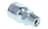 3/8" Hose x 3/8" NPTF Male Pipe Rigid crimp fitting | TS4-MP | Hydraulics Direct